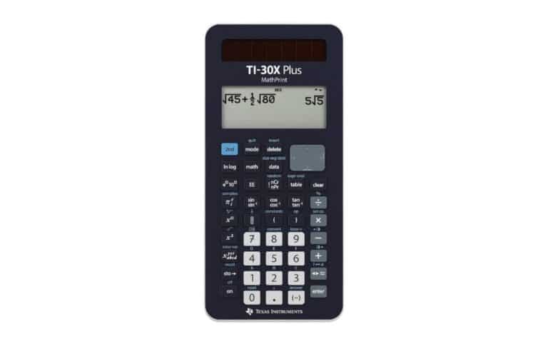 Texas Instruments TI-30X Plus Test